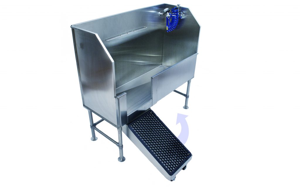 60″ Grooming Tub with Swing Ramp | Direct Animal
