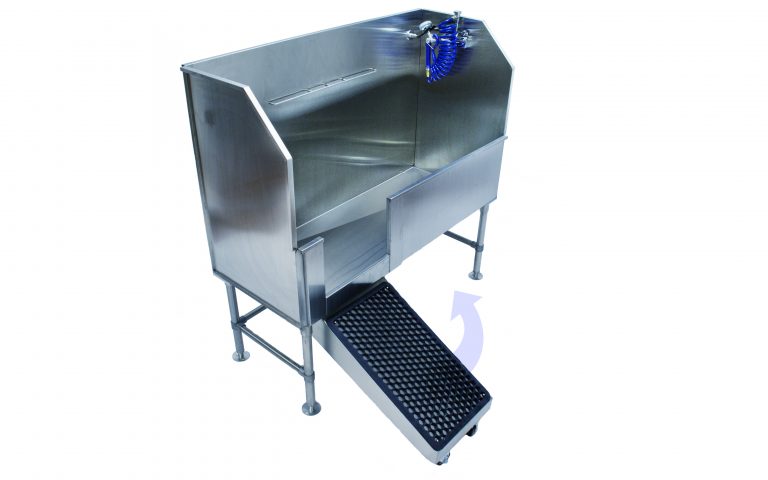 60″ Grooming Tub with Swing Ramp | Direct Animal